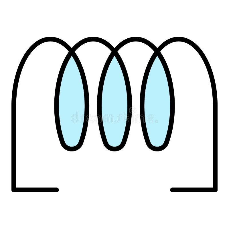 Cord Coil Icon Color Outline Vector Stock Vector - Illustration of ...