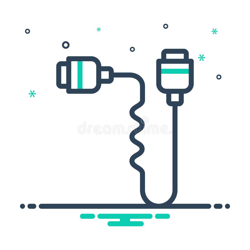 Mix Icon for Cord, Rope and Chord Stock Vector - Illustration of shape ...