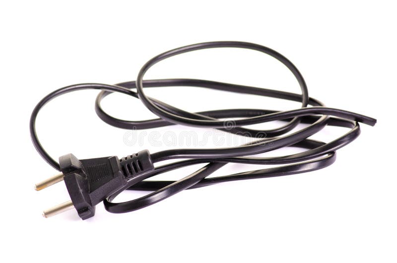 Cord with an plug stock photo. Image of electric, closeup - 119402596
