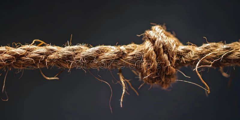 Cord or Rope Vector Circle Symbol in Black and White. Stock Vector ...