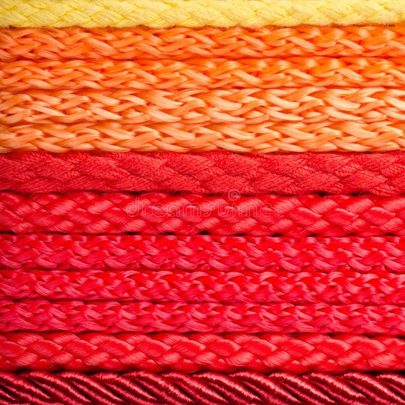 Mucchio Della Corda Di Colore, Concetto Della Costruzione, Fotografia ...