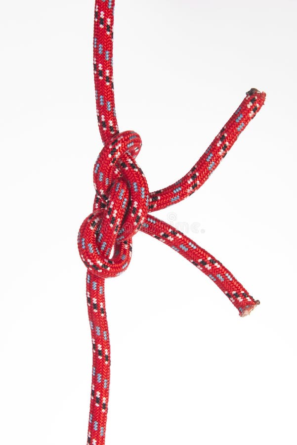 Une corde rouge photo stock. Image du isolement, loisirs - 73059918