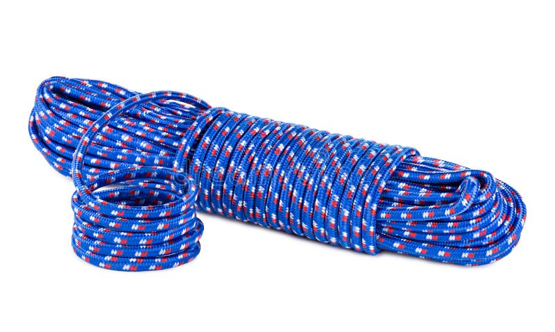 Corde bleue photo stock. Image du carabine, nylon, plastique - 37813926