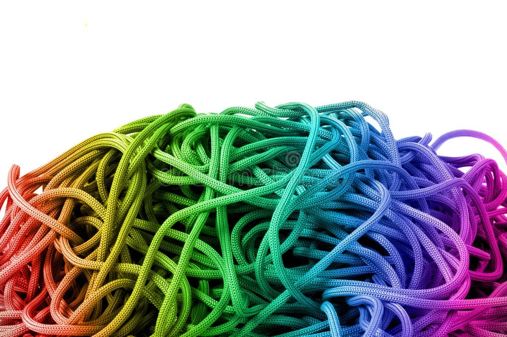 Corde colorée image stock. Image du paquet, connexion - 40223101