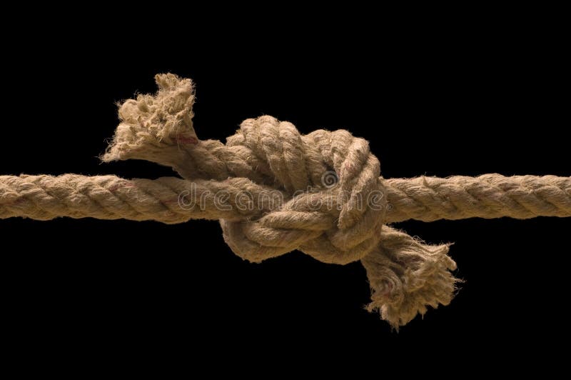 Couper une corde image stock. Image du extrémité, endommagé - 23262467