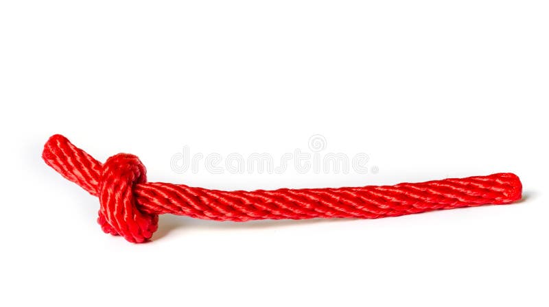 Corde rouge photo stock. Image of fibre, nylon, matériel - 46900022