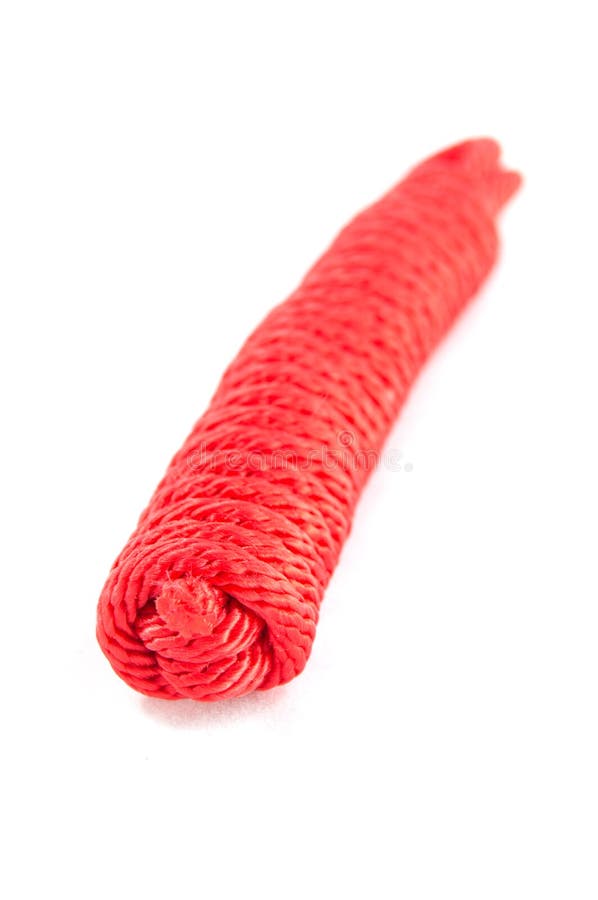 Corde Rouge De Scout D'ordre Image stock - Image of boucle, normal ...