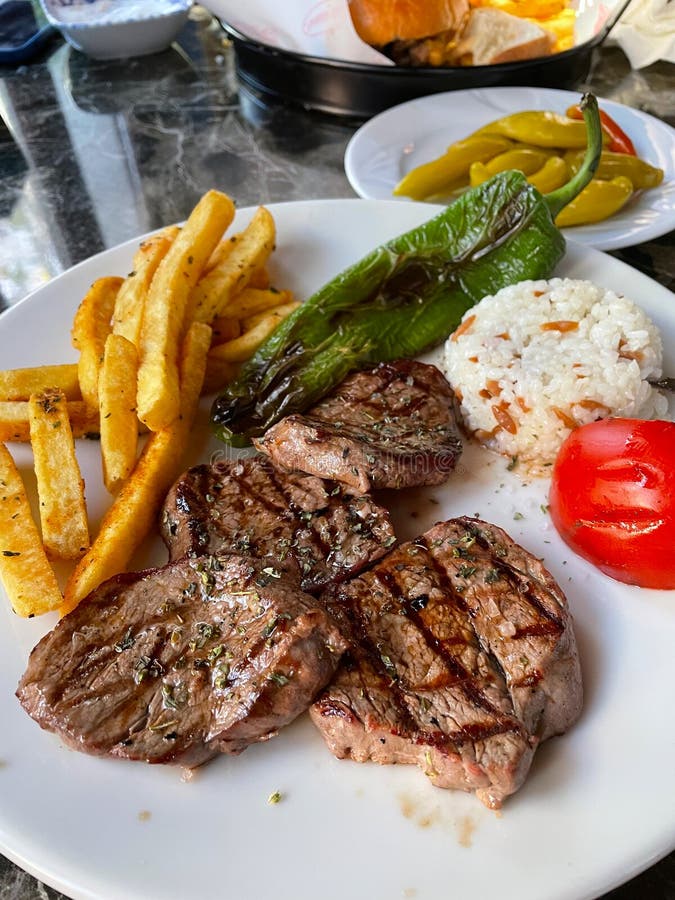 Cordero Chuleta Plato Turco Tradicional Imagen de archivo - Imagen de ...