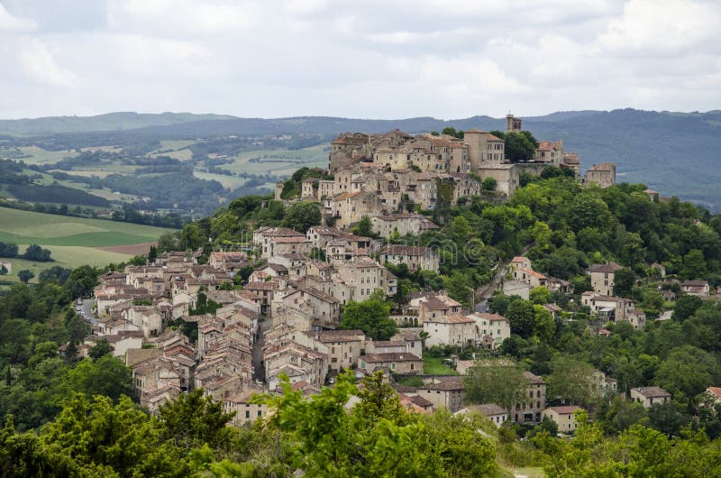 Cordes-sur-Ciel, France stock image. Image of heritage - 55283015