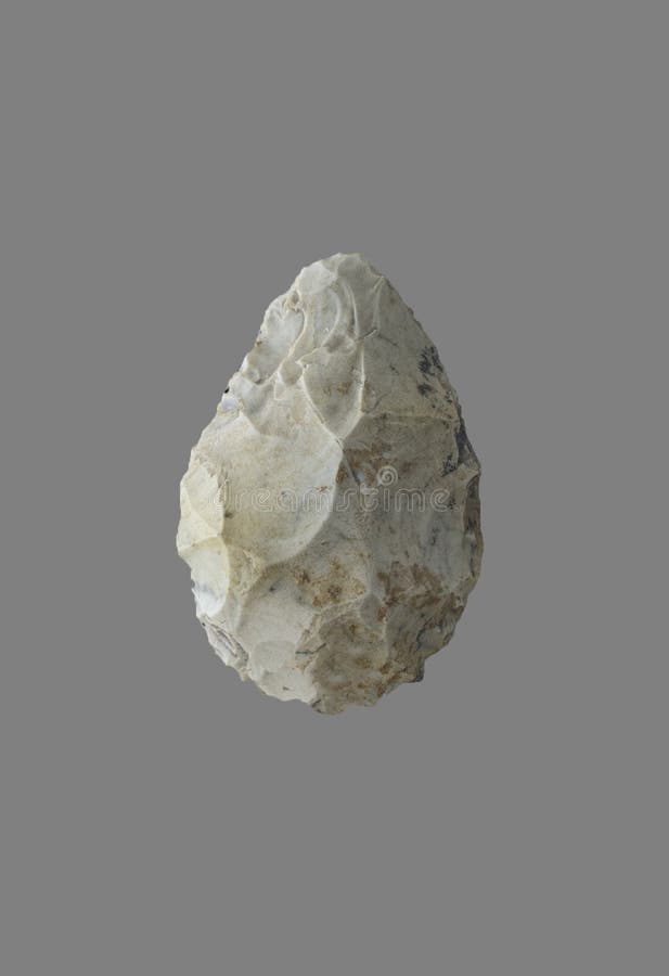 Cordiform Biface from Middle Palaeolithic Era Stock Image - Image of ...