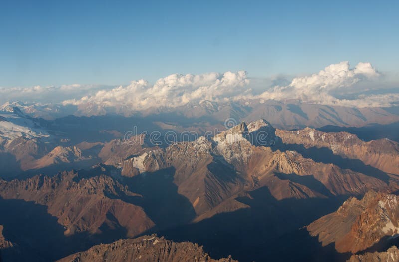 Cordigliera de Los le Ande immagine stock. Immagine di montagne - 11608073