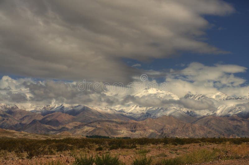 Cordillera near aconcagua stock photo. Image of america - 11109742