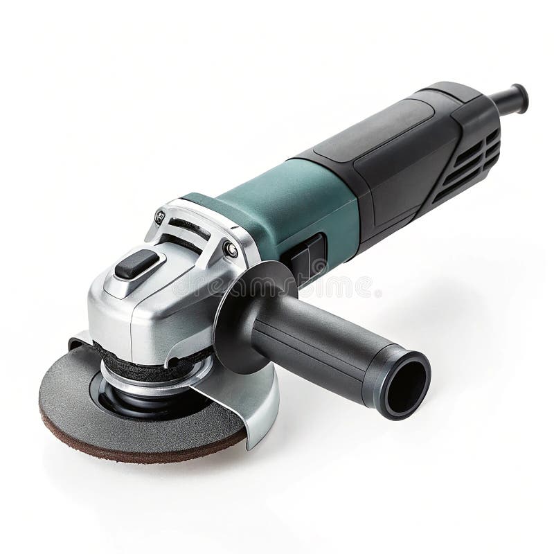 Cordless Angle Grinder with Adjustable Guard Stock Illustration ...