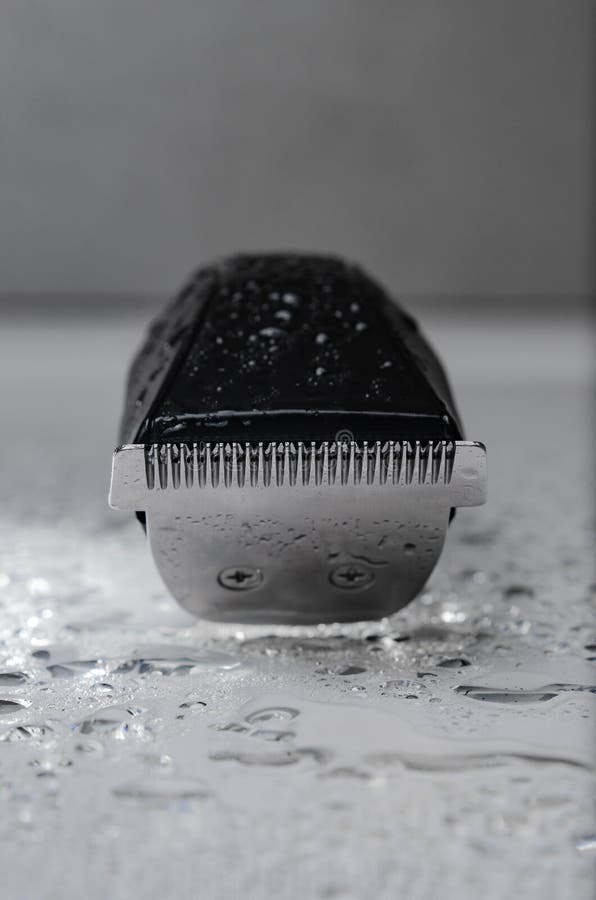Cordless Black Electric Razor Stock Image - Image of drop, personal ...