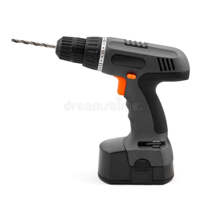 Green drill side view stock image. Image of plastic, crafts - 11168175