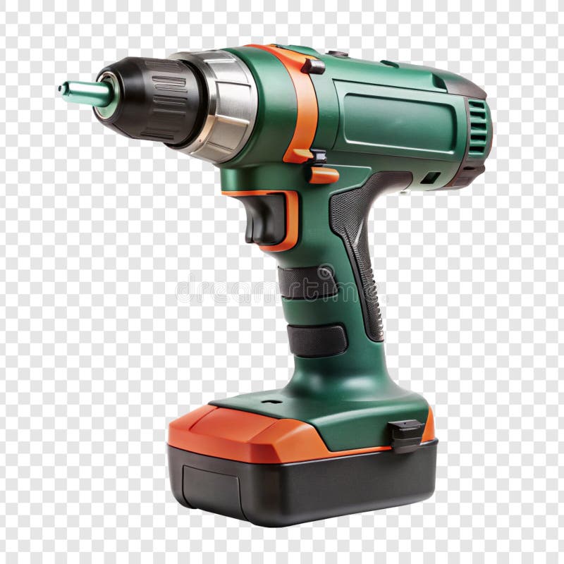 Cordless Drill Transparent Background Stock Illustration - Illustration ...