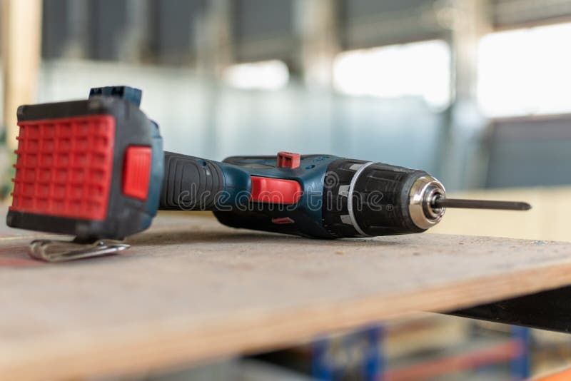 Cordless Drill, Screwdriver, Construction Stock Image - Image of work ...