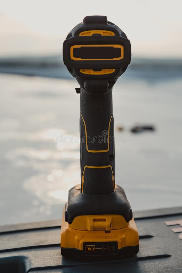 Cordless Electric Drilling Machine Stock Photo - Image of torque, drill ...