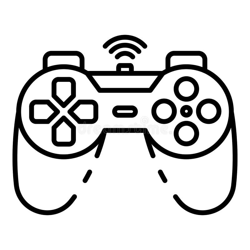 Cordless Joystick Icon, Outline Style Stock Vector - Illustration of ... Cordless Joystick Icon, Outline Style Stock Vector - Illustration of ...