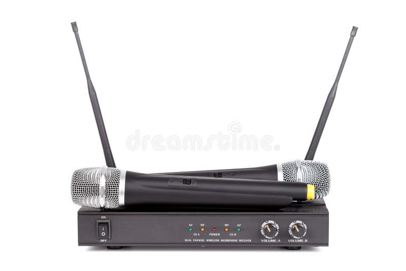 Microphone with Cord for Lead Singer Stock Photo - Image of electronics ...