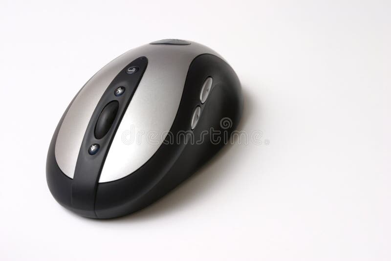 Four Views of Cordless Computer Mouse Stock Photo - Image of phone ...