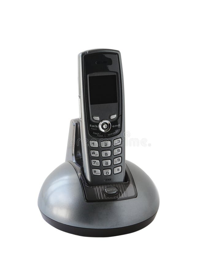 Cordless Phone stock photo. Image of wireless, hand, closeup - 5122440