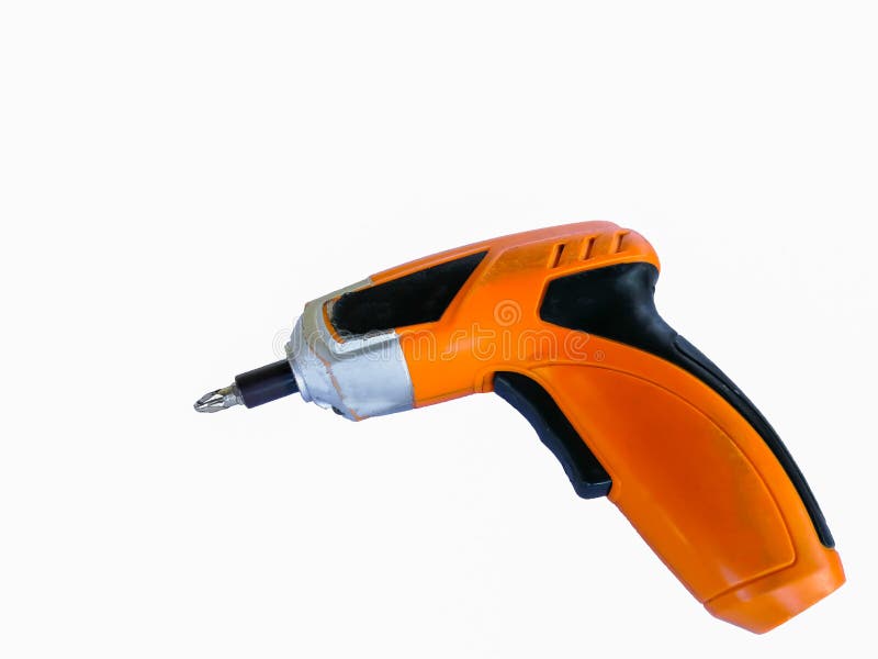 Cordless Phone, Drill, Work Tool, Cut Out, White Background Stock Photo ...
