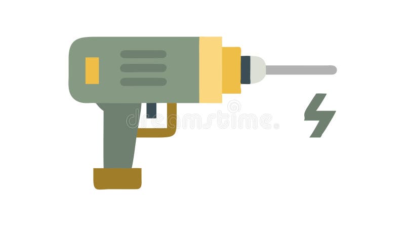 Cordless Power Drill, Symbolizing Convenience and Modern Tools, Vector ...
