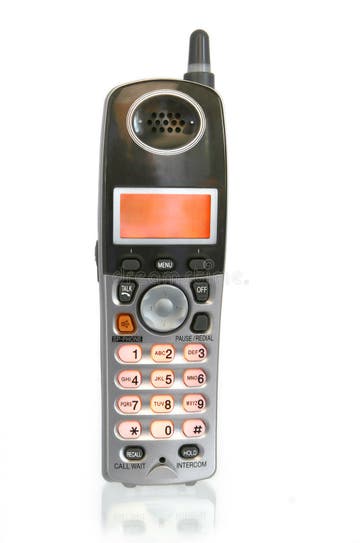Cordless Telephone stock photo. Image of isolated, keys - 1990288