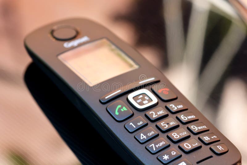 Cordless telephone stock image. Image of communicate - 78149519