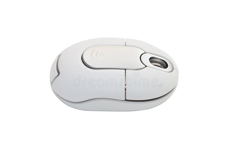 Cordless White Computer Mouse Stock Image - Image of technology ...