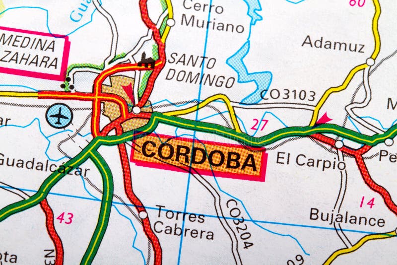 Cordoba Map Stock Photos - Free & Royalty-Free Stock Photos from Dreamstime