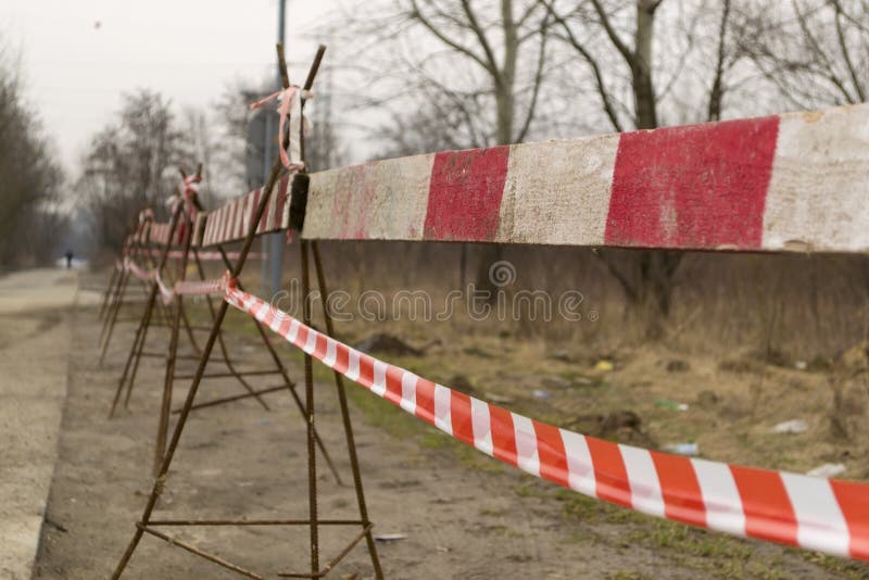 Cordon Around Construction Site Stock Photos - Free & Royalty-Free ...