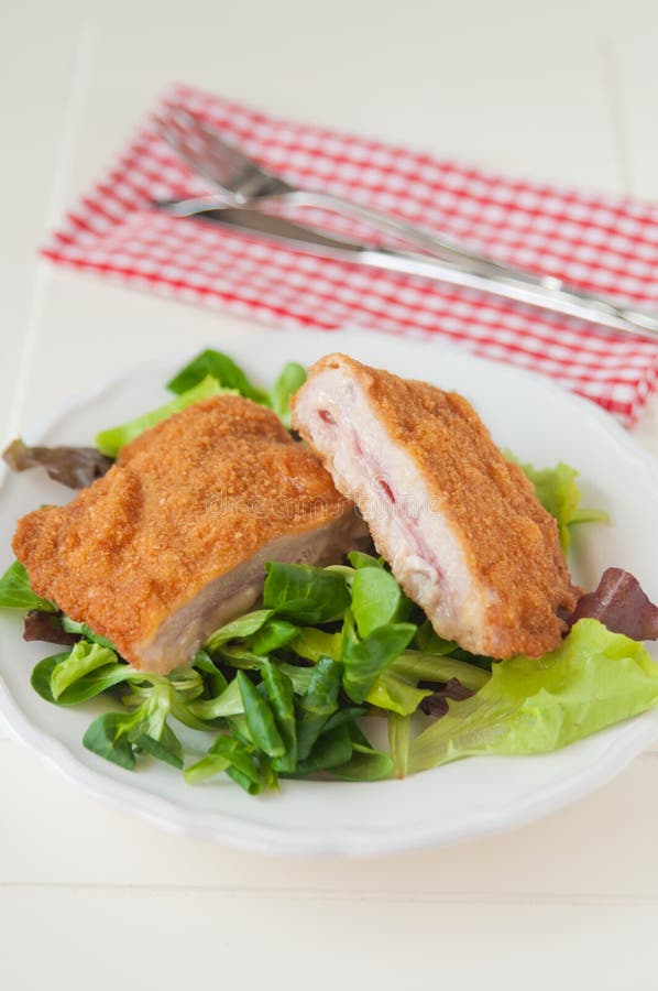 Cordon bleu stock image. Image of appetite, meat, breadcrumb - 40625137