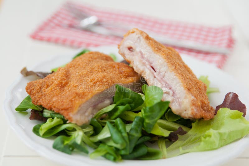 Cordon bleu stock photo. Image of breast, meal, cheese - 40625180