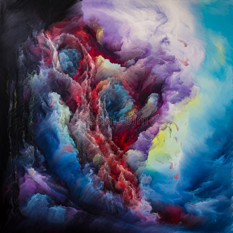 Core of Colored Textures stock illustration. Illustration of blended ...