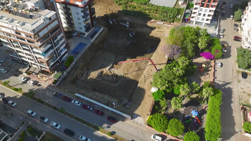 Core Construction: Excavators Dig Deep in 4K Stock Video - Video of ...