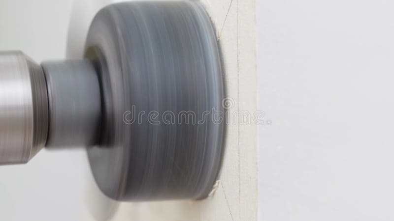 Core Drill for Sockets and Holes of Large Diameters Stock Video - Video ...