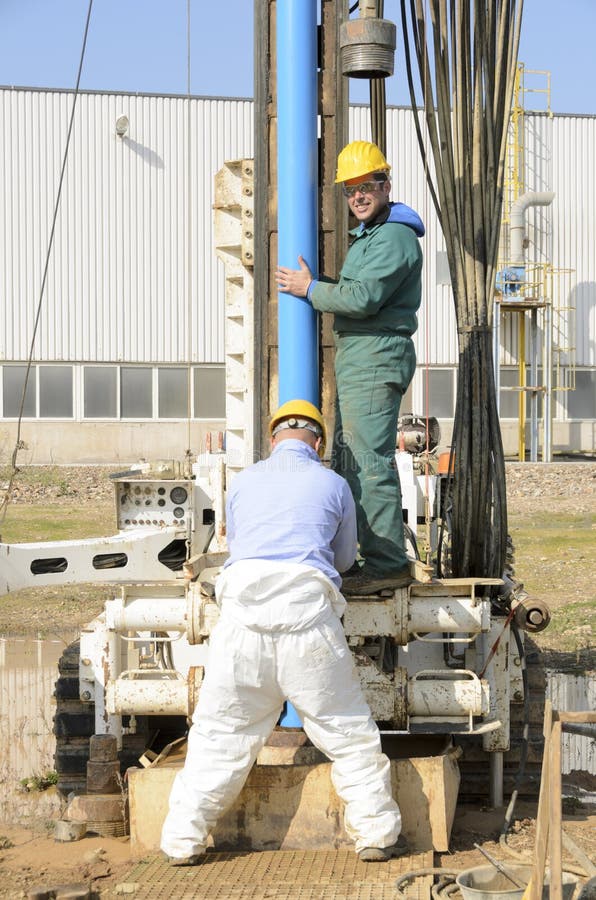 Core drilling underground. editorial stock photo. Image of probe - 39227513