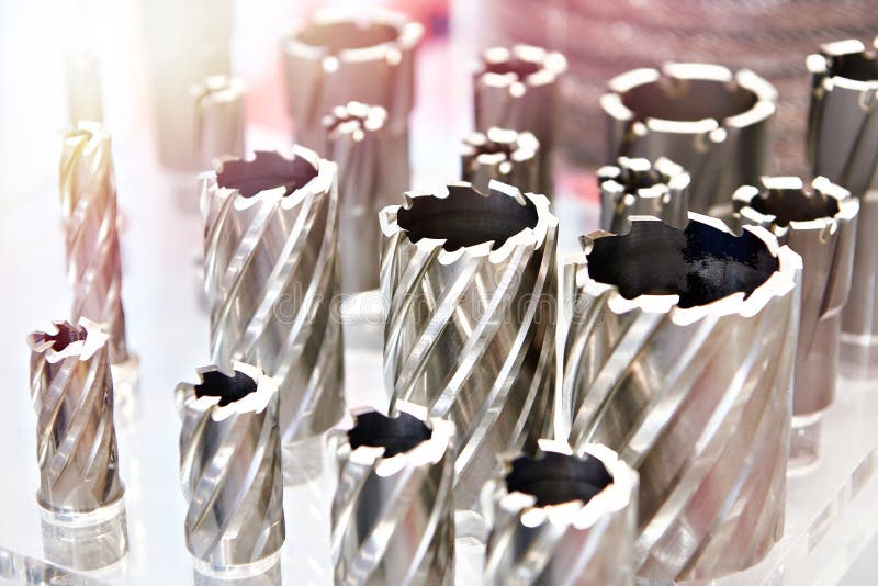 Core drills for metal stock photo. Image of drilling - 270892546