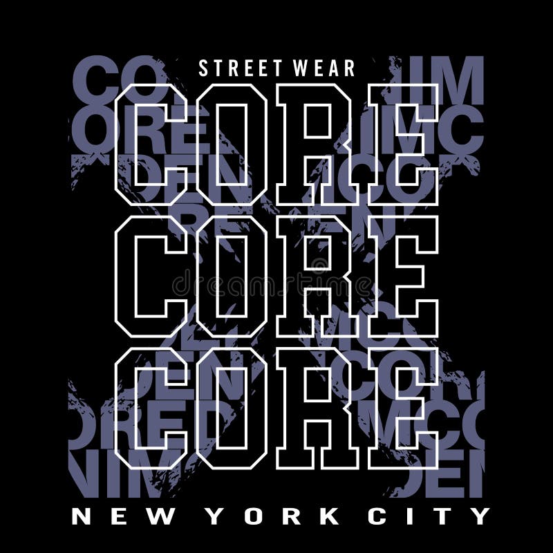 Core Effect X Grunge Design Typography, Vector Graphic Illustration ...