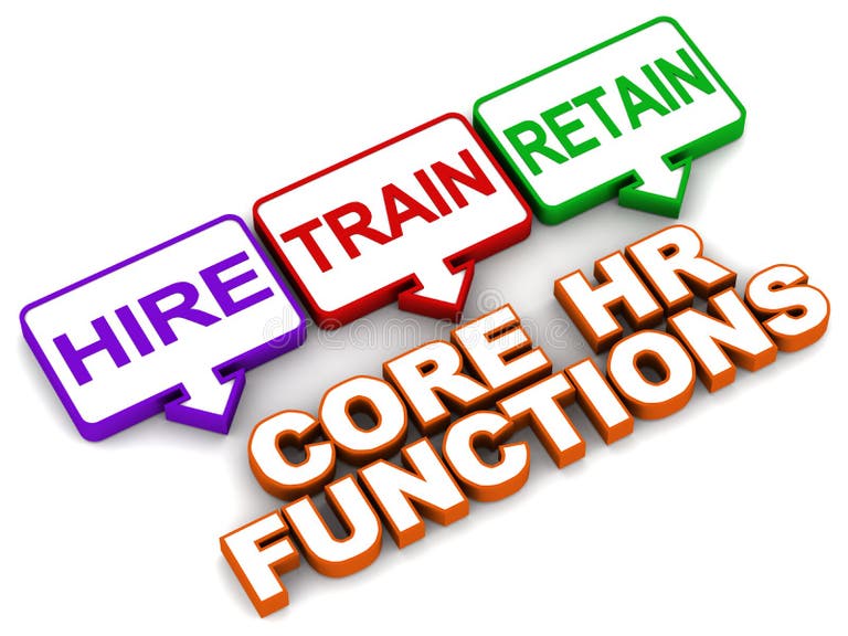 Core hr functions stock illustration. Illustration of retain - 43487805