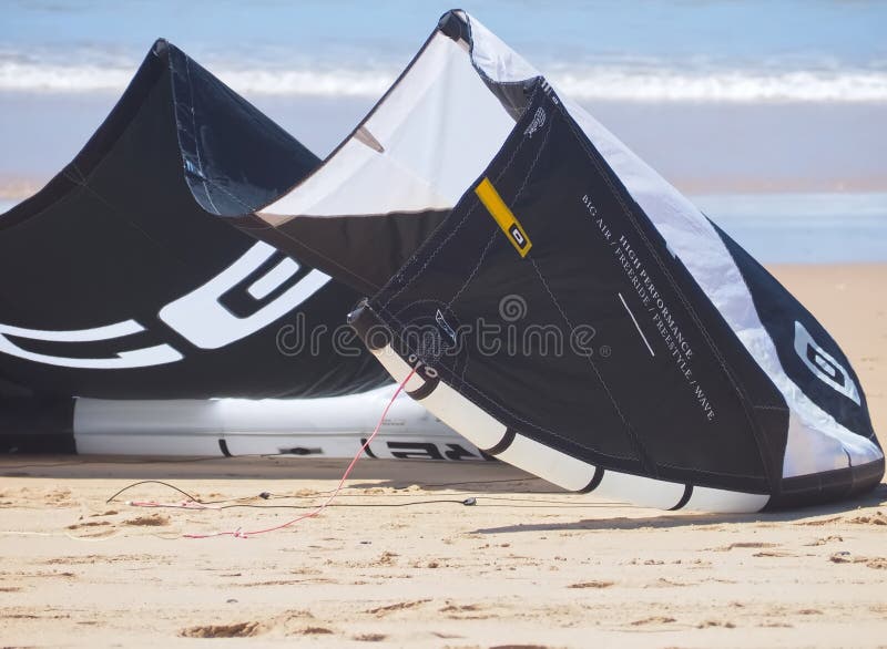 Core Kite Surfing Umbrella 11 at the Beach Editorial Image - Image of ...