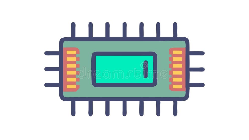 Core Processor Chip: Central Computing Unit Technology, Vector Design ...