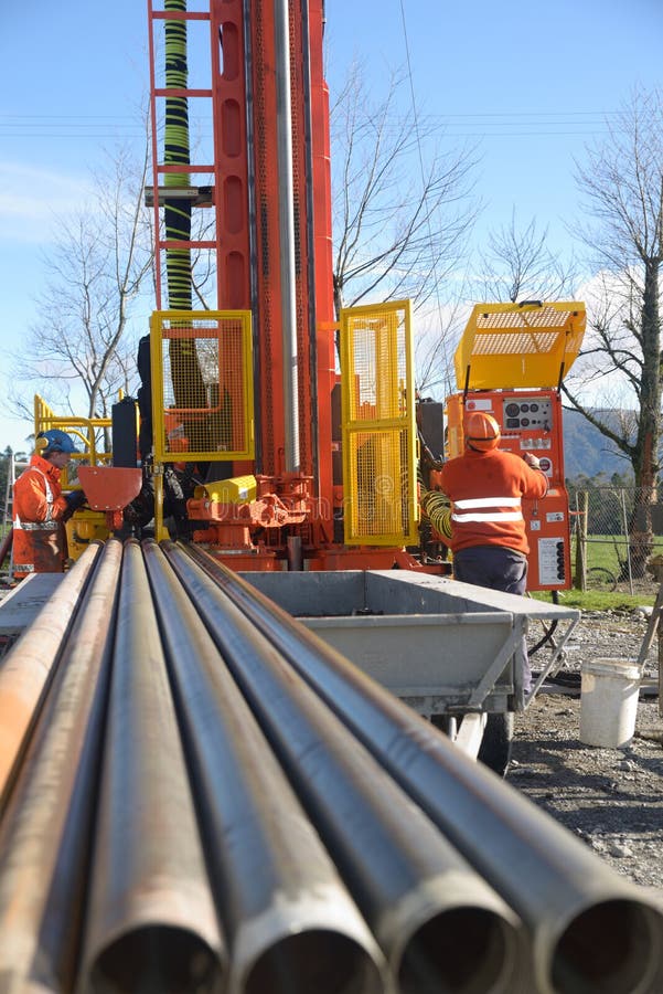 Core sampling stock photo. Image of labourer, people - 48608208