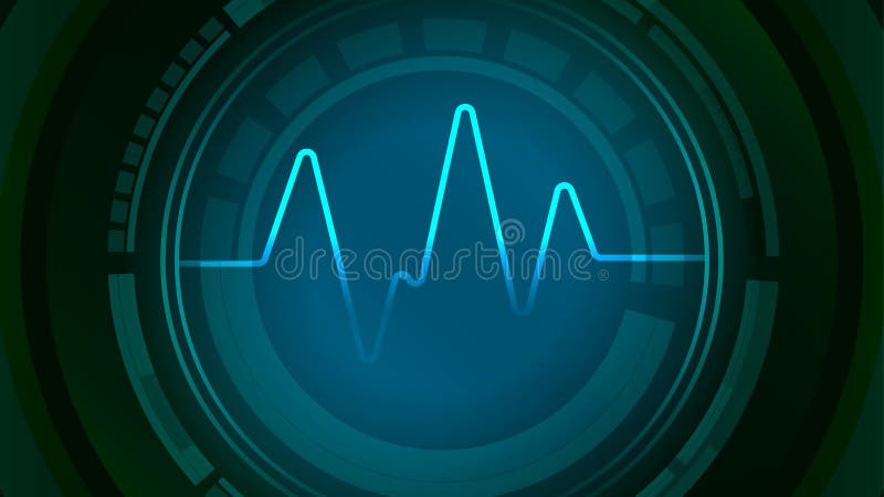 Core of Sound Wave Pulse Icon Stock Vector - Illustration of chart ...