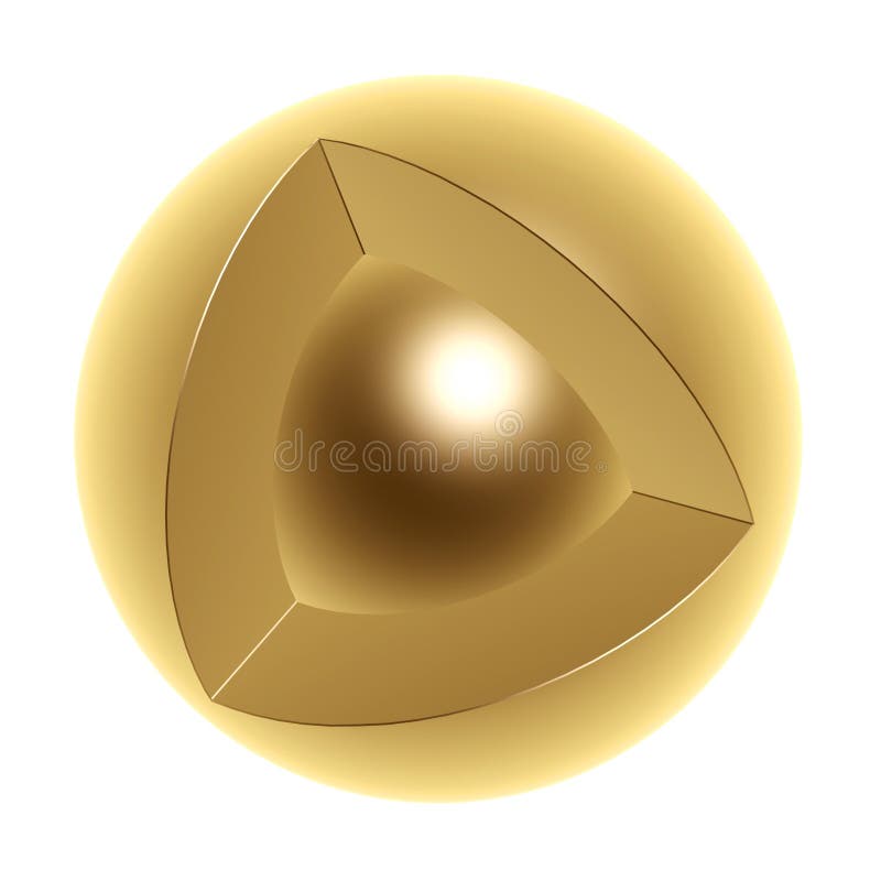 Core of sphere stock illustration. Illustration of power - 9330724