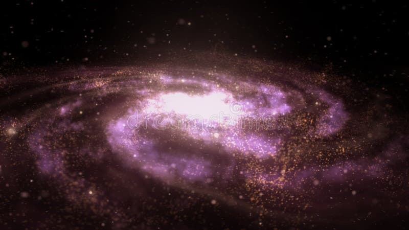 Into the Core of a Spiral Galaxy Scene - Space Abstract Background ...