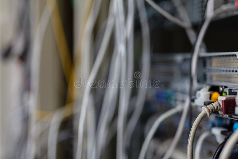 Core Switch Technology in Network Room Place Stock Photo - Image of ...