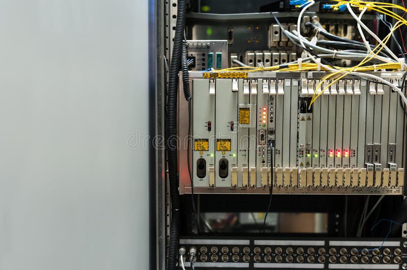 Core Switch Technology in Network Room Place Stock Image - Image of ...